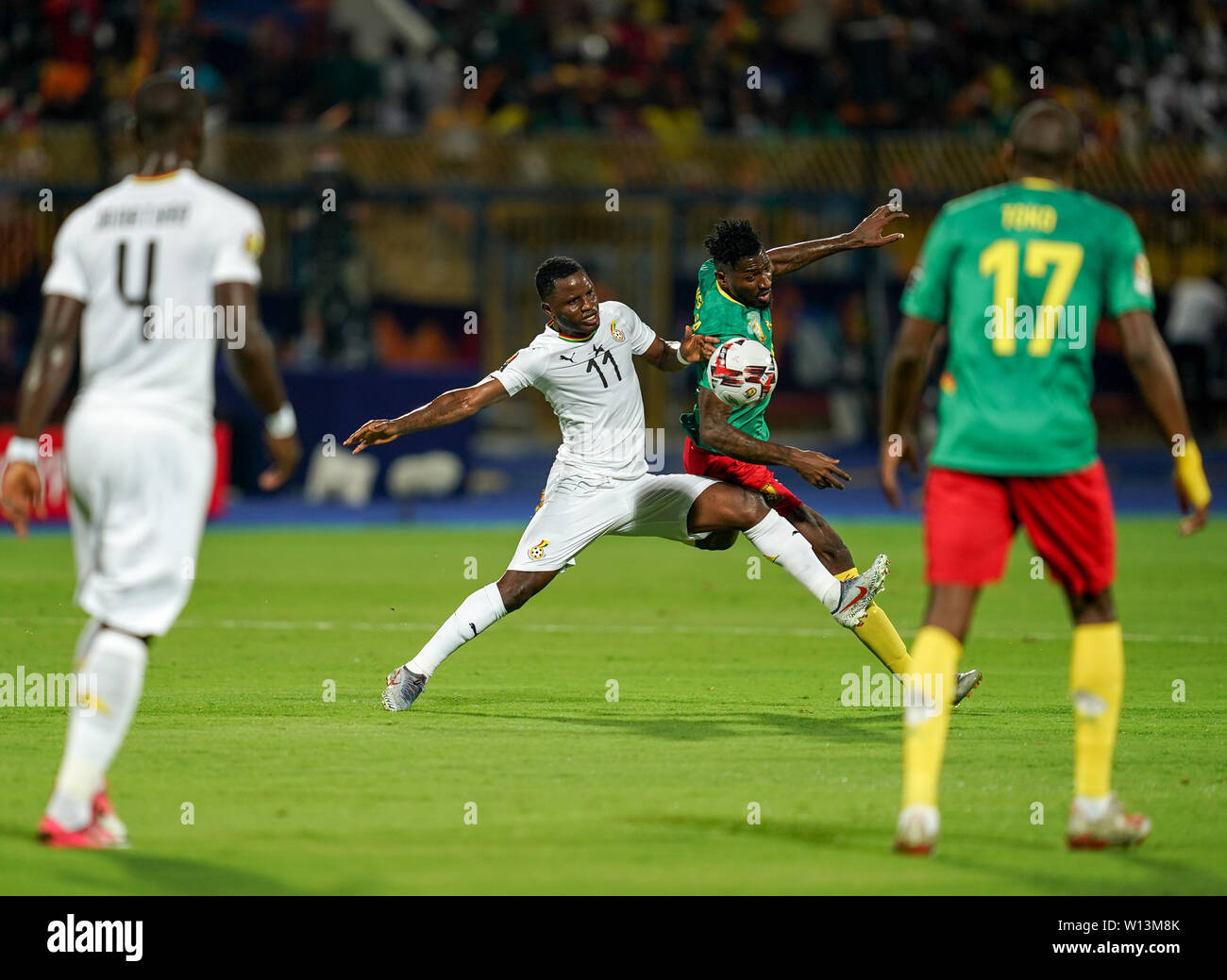 Ismailia, Egypt. 29th June, 2019. AndreÌ Franck Zambo Anguissa of ...