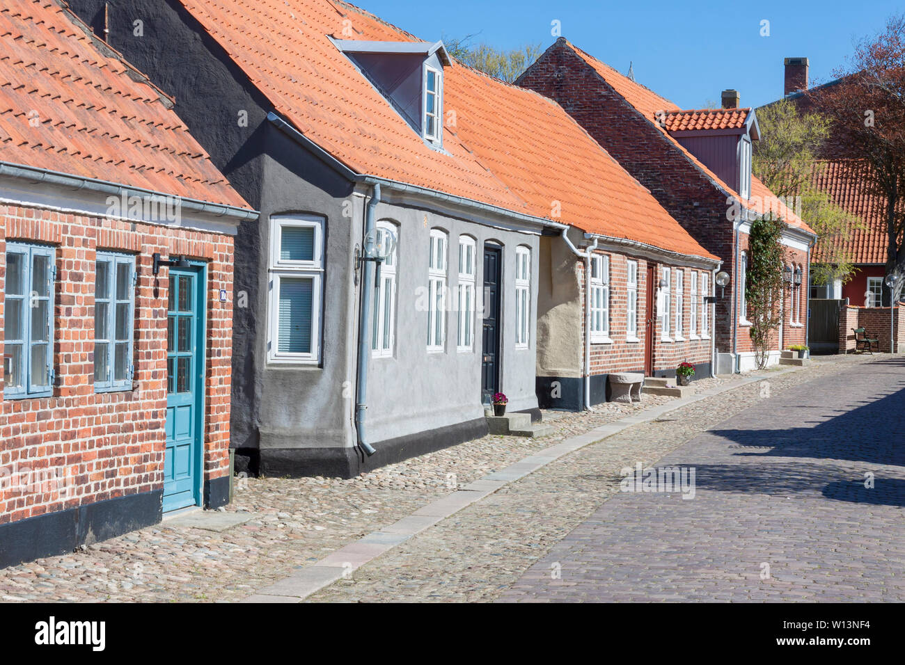 Ringkobing old beauty town in Denmark, Europe Stock Photo - Alamy