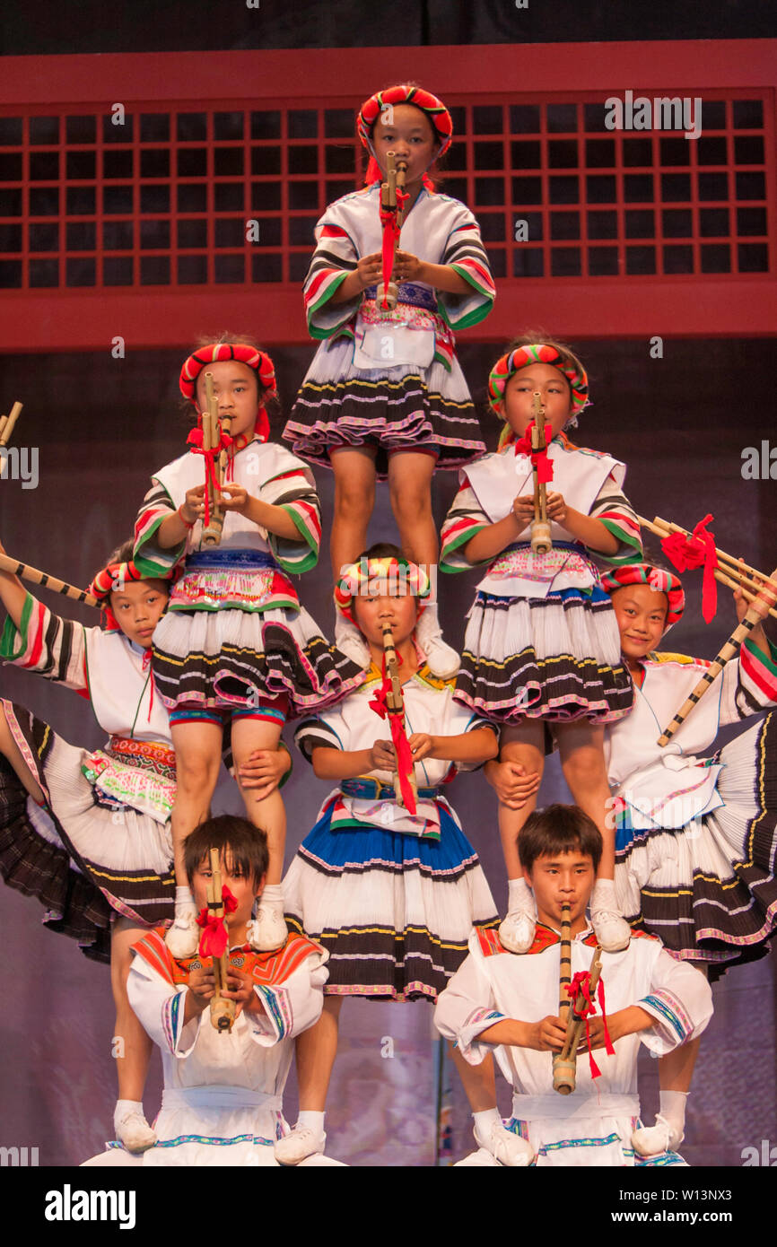 Miao song and dance performance Stock Photo - Alamy
