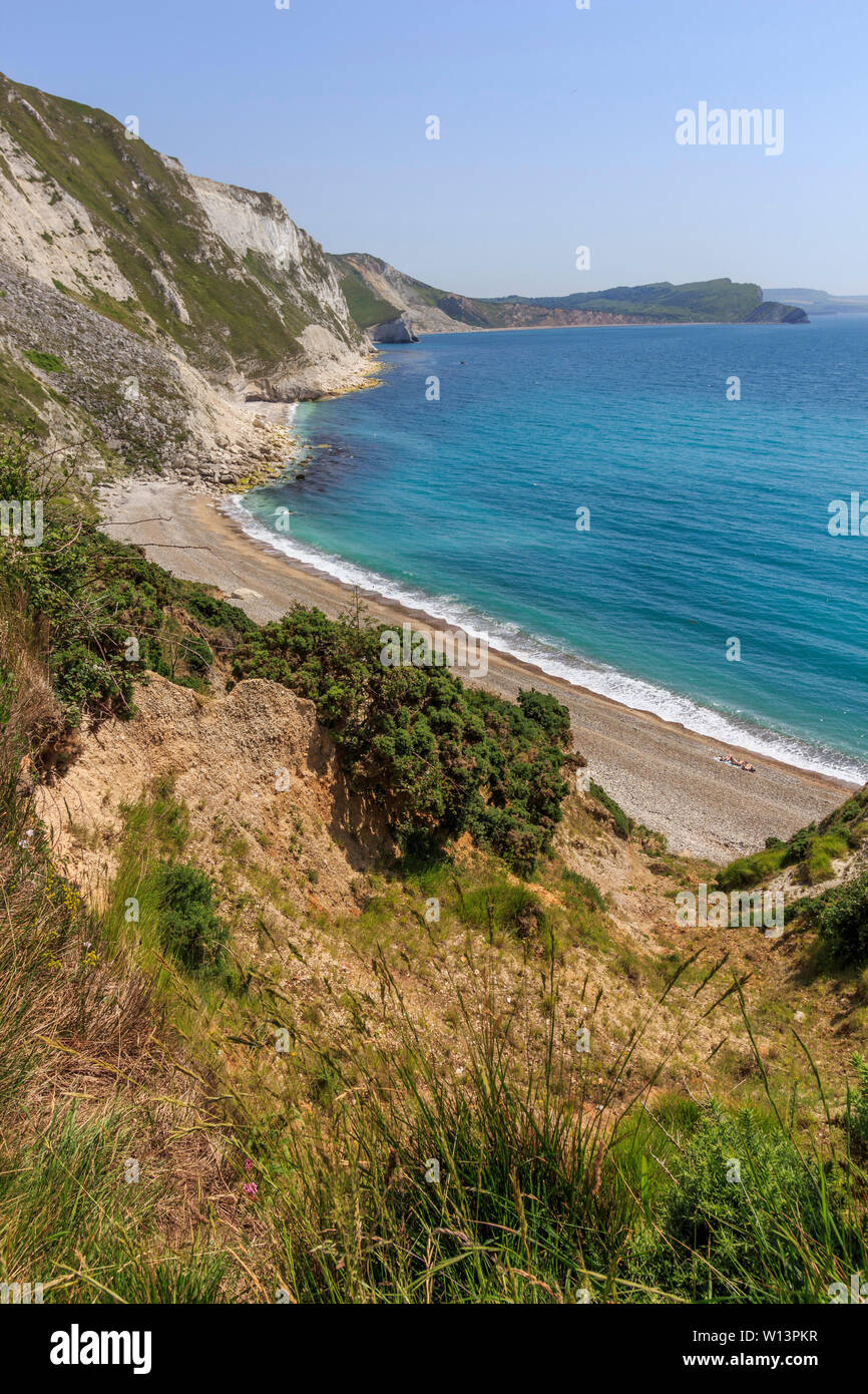 mupe bay near lulworth cove, dorset, england, uk Stock Photo - Alamy