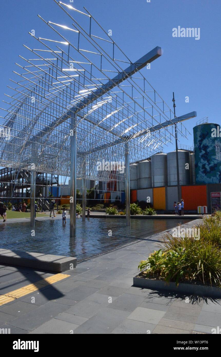 Auckland Silo Park, Wynyard Quarter Stock Photo - Alamy