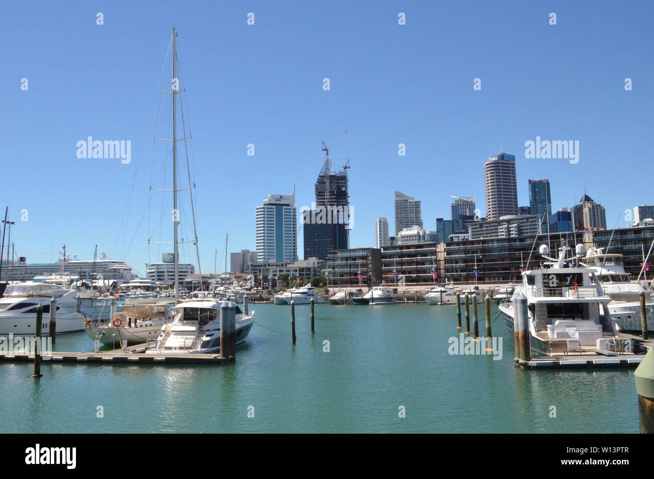 Auckland Viaduct Basin Stock Photo - Alamy