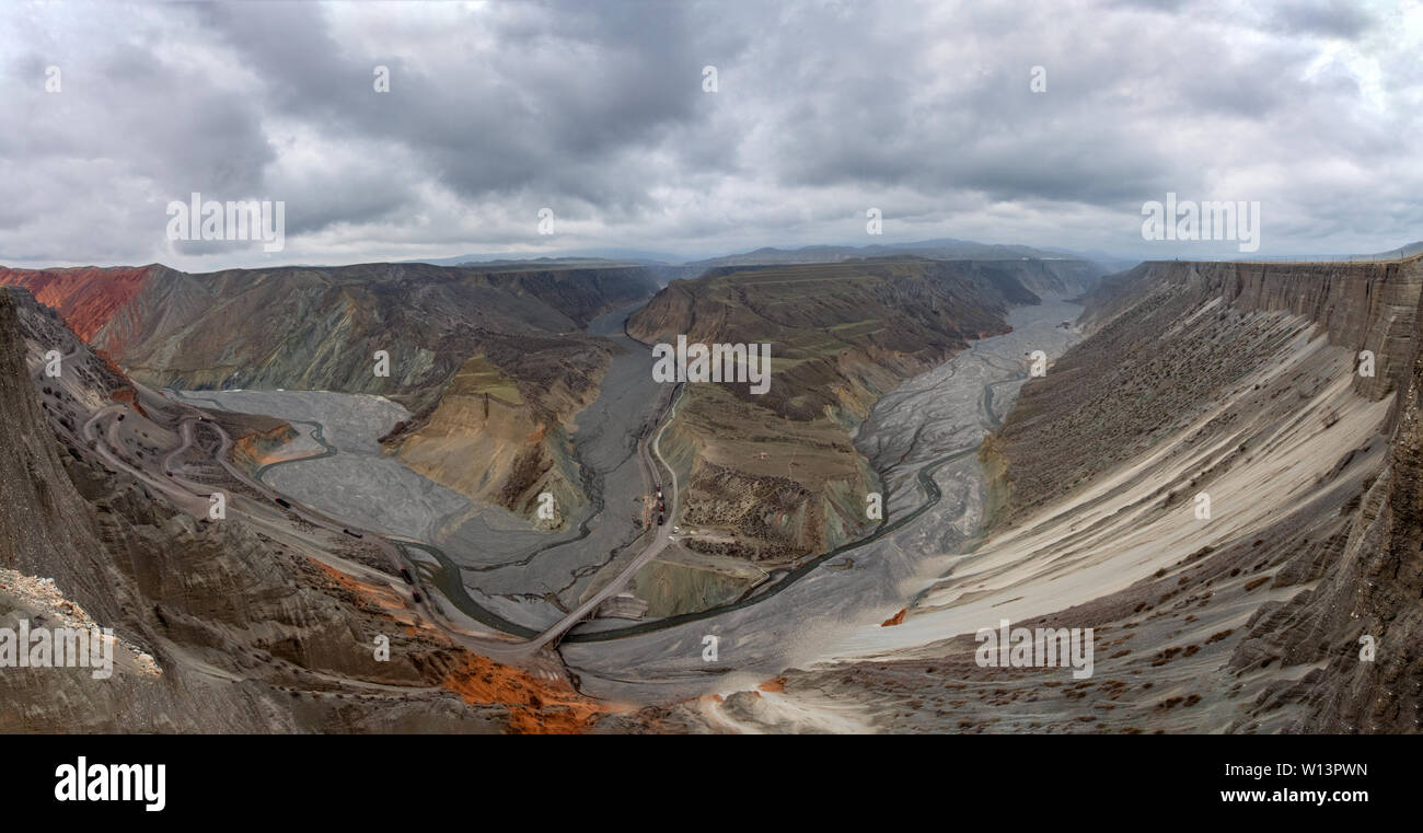 Anjihai Grand Canyon Hongshan Grand Canyon Kuitun Grand Canyon Stock ...