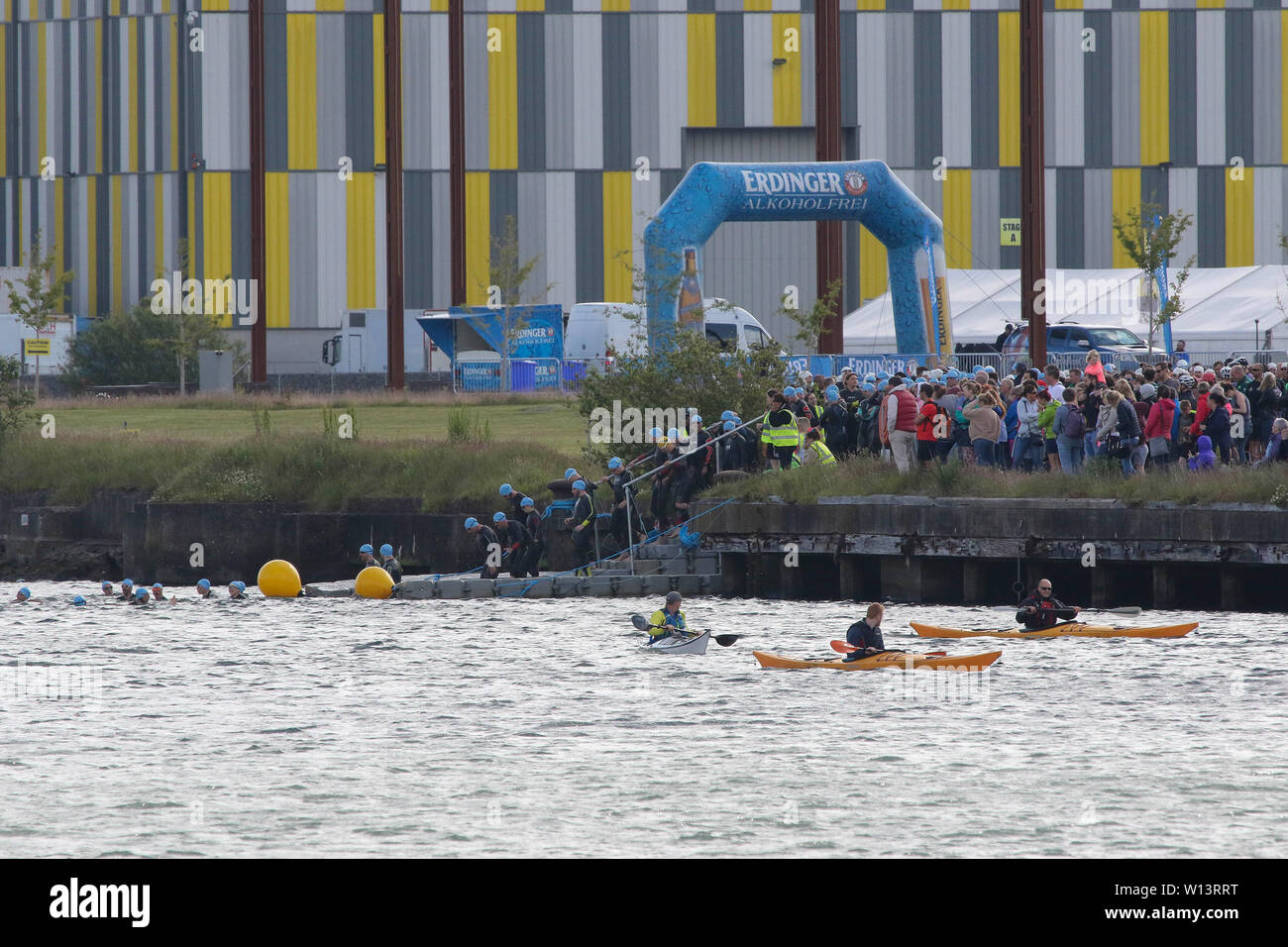 Open water swimming belfast hi-res stock photography and images - Alamy