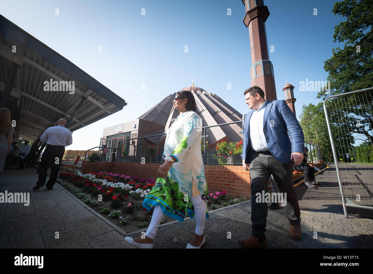 Mubarak Mosque, Sheephatch Lane, Tilford, Surrey, UK. 29th June 2019 ...