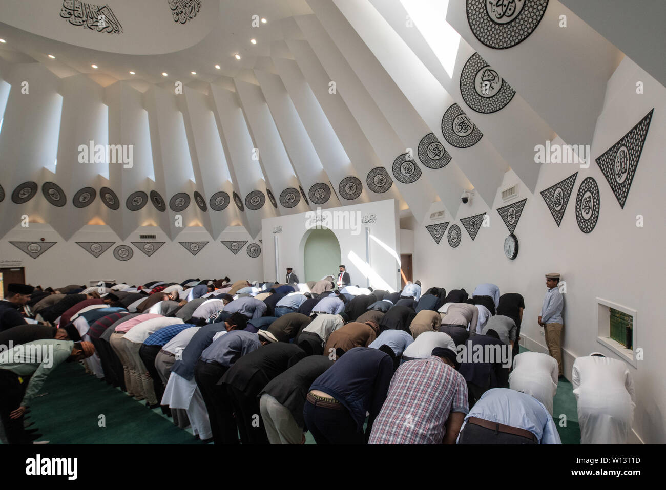 Mubarak Mosque, Sheephatch Lane, Tilford, Surrey, UK. 29th June 2019 ...