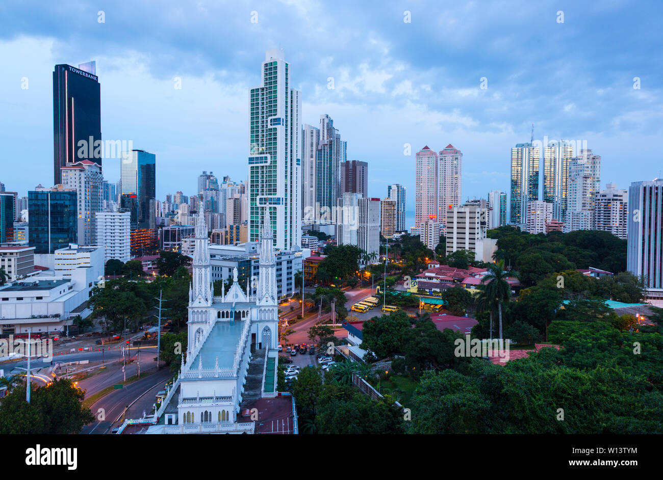 Skyline, Panama City, Panama, Central America, America Stock Photo - Alamy