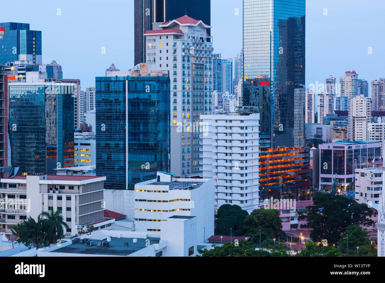 Skyline, Panama City, Panama, Central America, America Stock Photo - Alamy