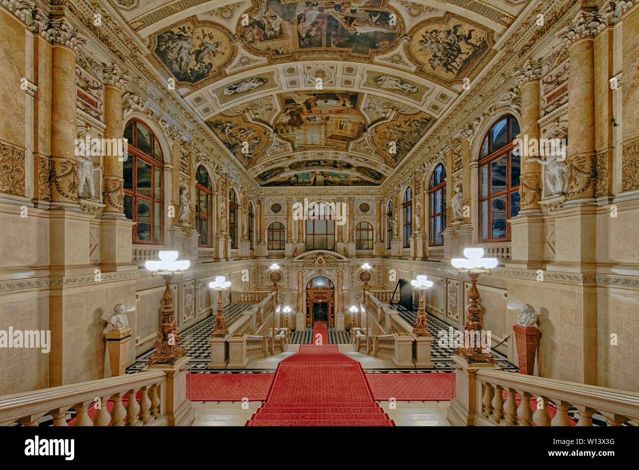 Burgtheater vienna ceiling hi-res stock photography and images - Alamy
