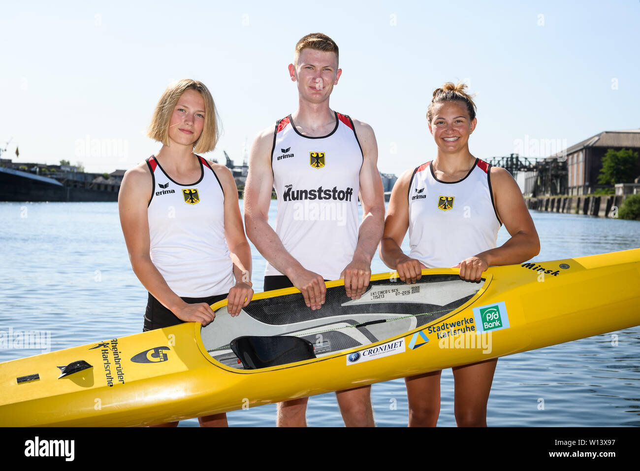 Karlsruhe, Deutschland. 27th June, 2019. Gesine Ragwitz, Jan Bechtold ...