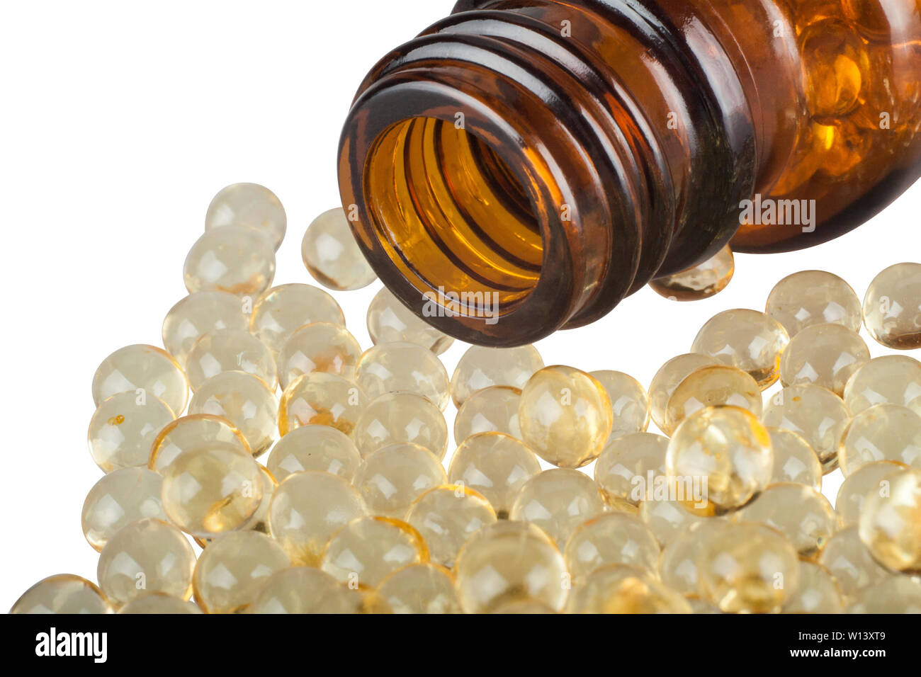 Pill bottle isolated on white background Stock Photo - Alamy