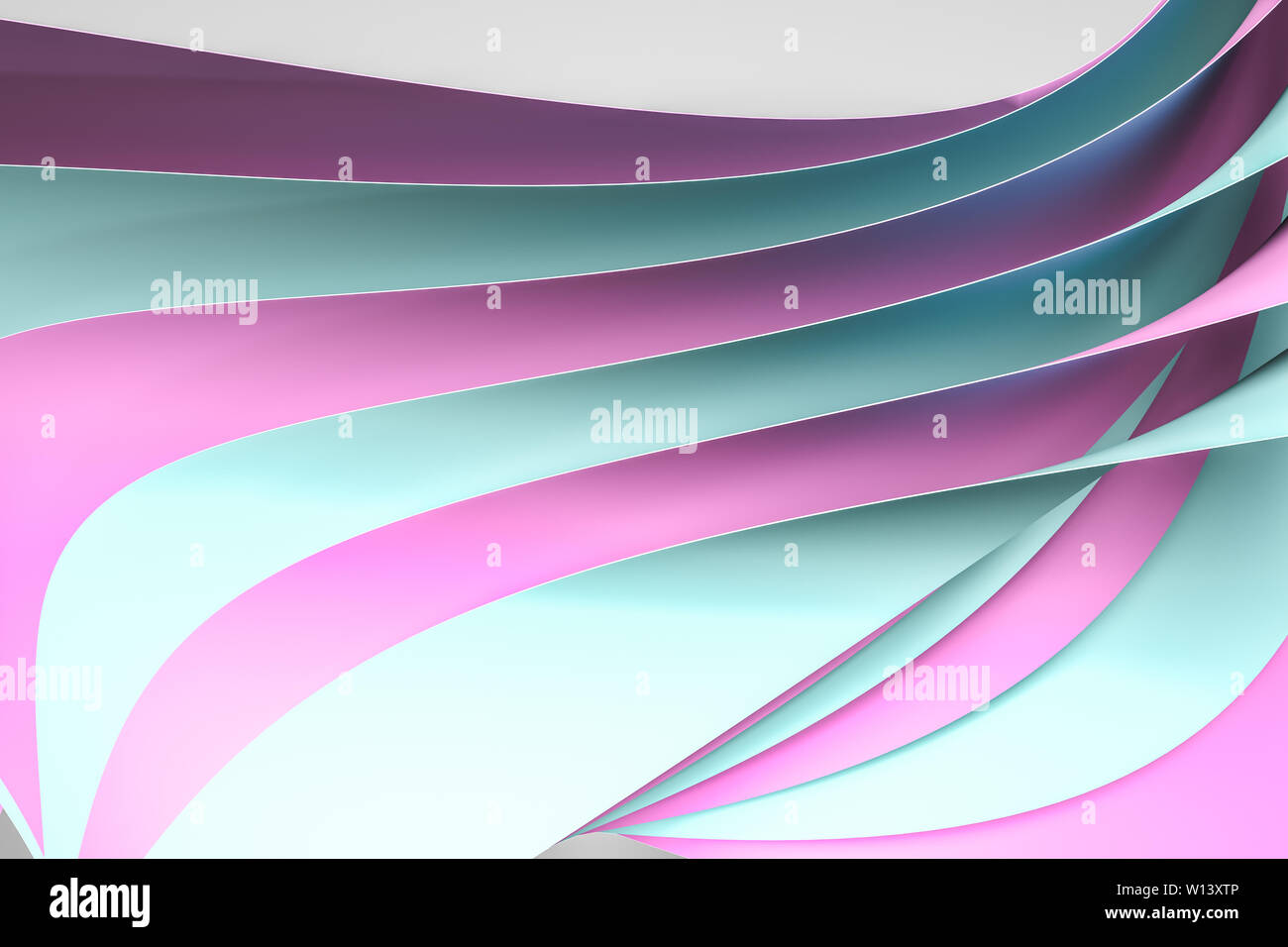 Three-dimensional rendering, blue powder phase flow background Stock ...
