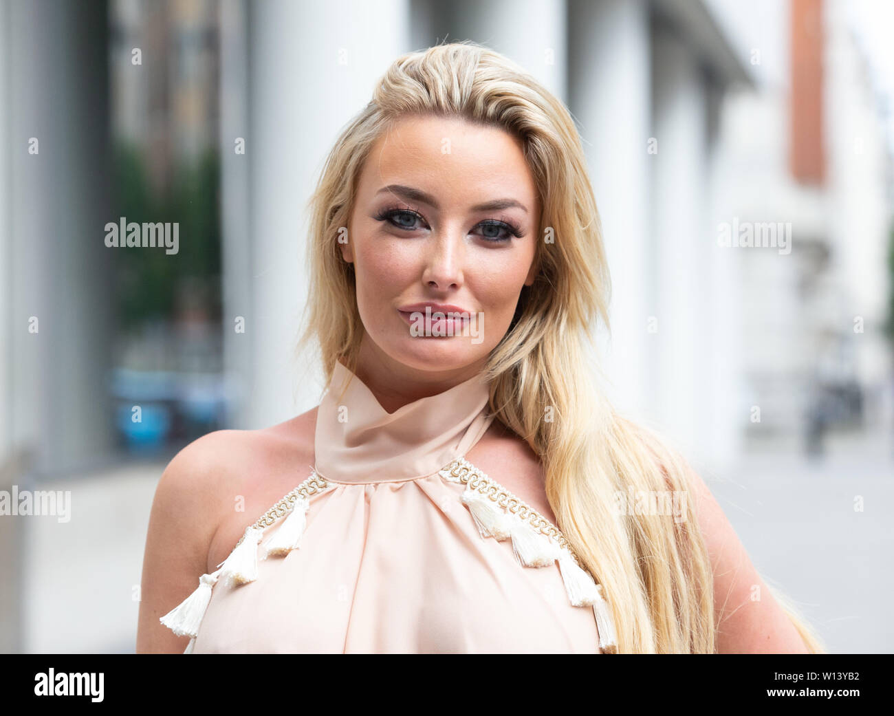 London, UK. 30th June, 2019. Chloe Crowhurst outside the BBC Studios ...
