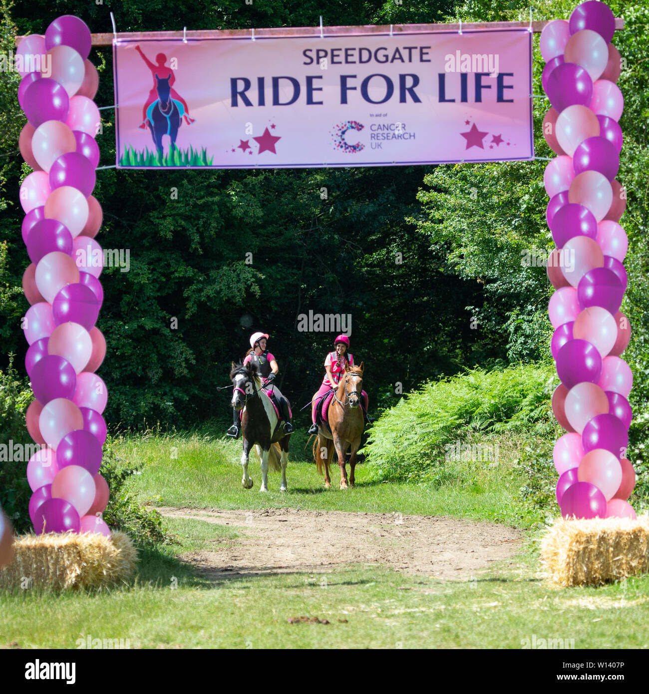 Fawkham Kent. Saturday 29th June 2019, Ride for life at speed gate ...