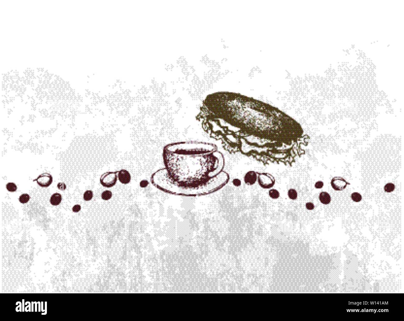 Insert coffee to begin Stock Vector Images - Alamy