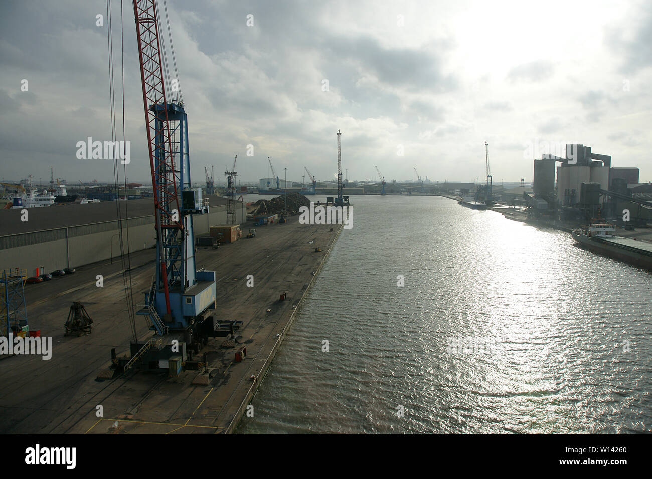 Freight terminal, immingham dock Stock Photo - Alamy