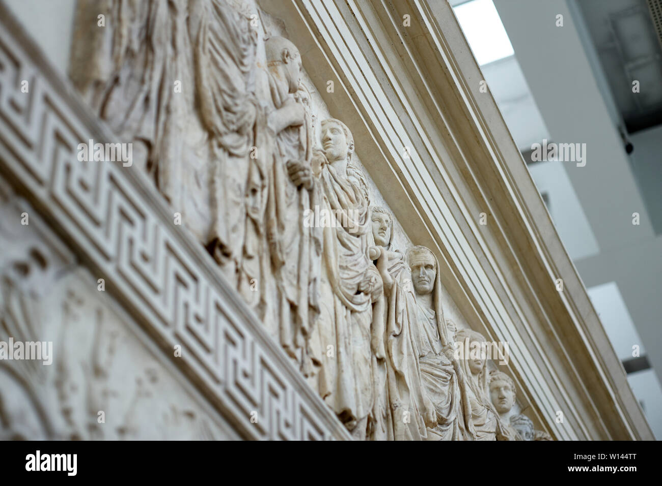 Ara Pacis, the Emperor Augustus's Altar of Peace on display in Rome ...