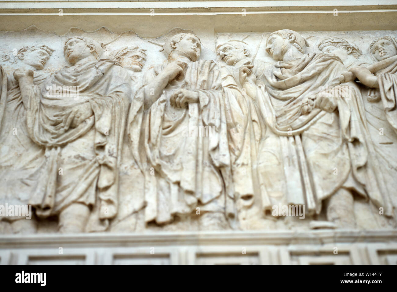 Ara Pacis, the Emperor Augustus's Altar of Peace on display in Rome ...