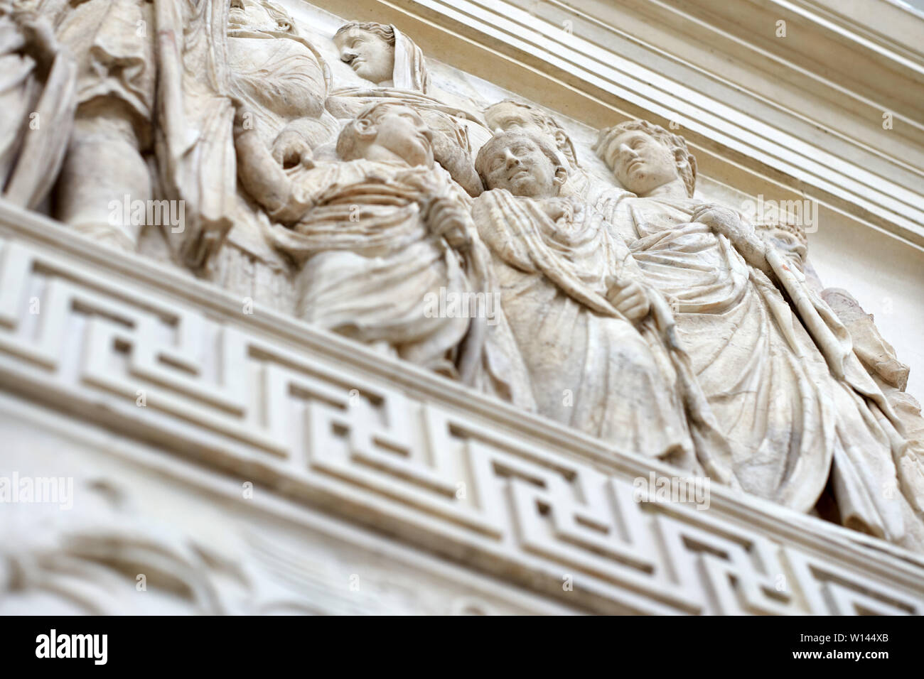 Ara Pacis, the Emperor Augustus's Altar of Peace on display in Rome ...