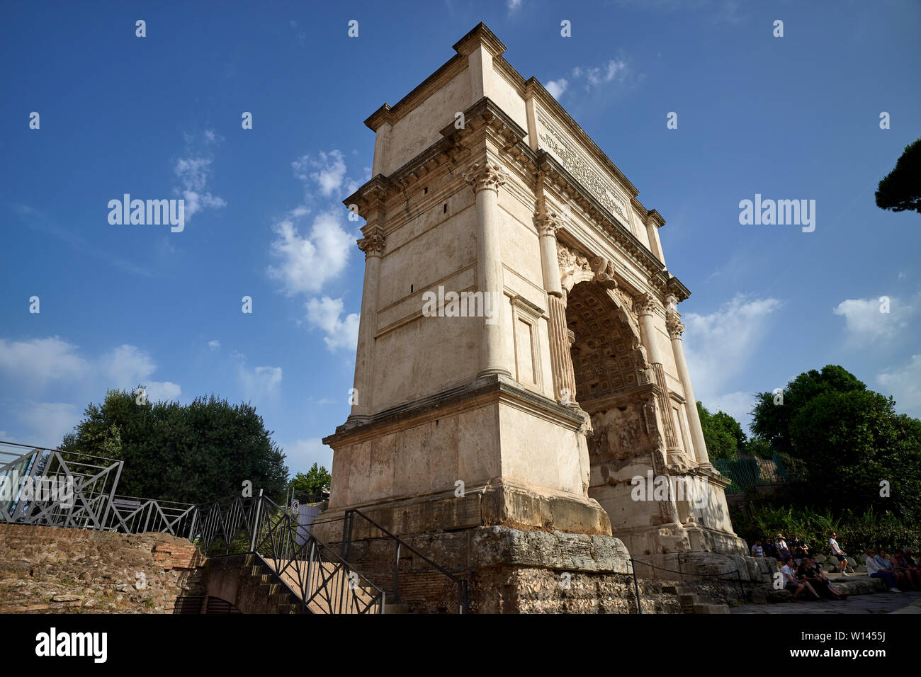 Triumphal arch of trajan hi-res stock photography and images - Alamy