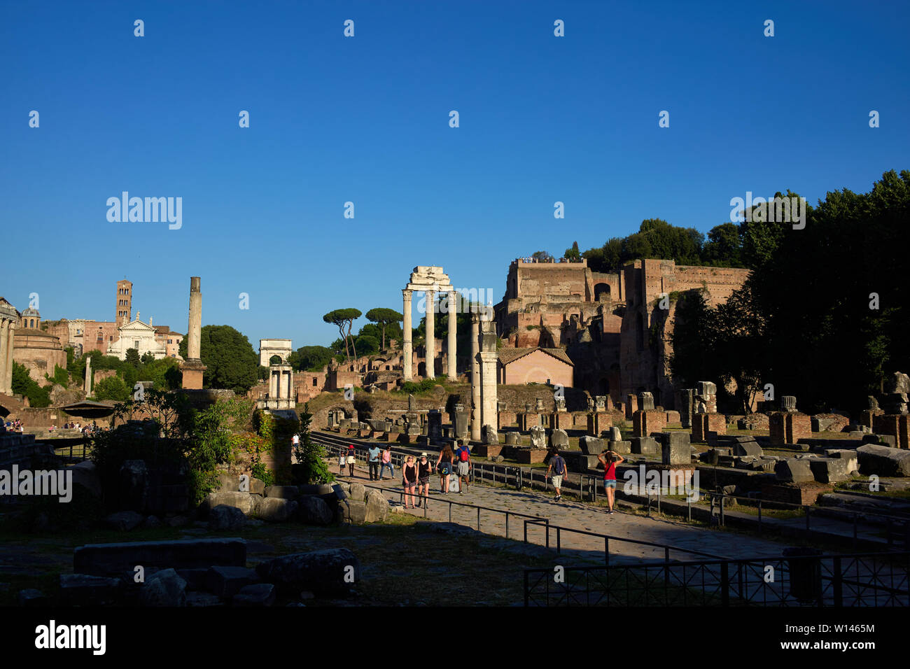 Ancient Roman forum in Rome, Italy Stock Photo - Alamy