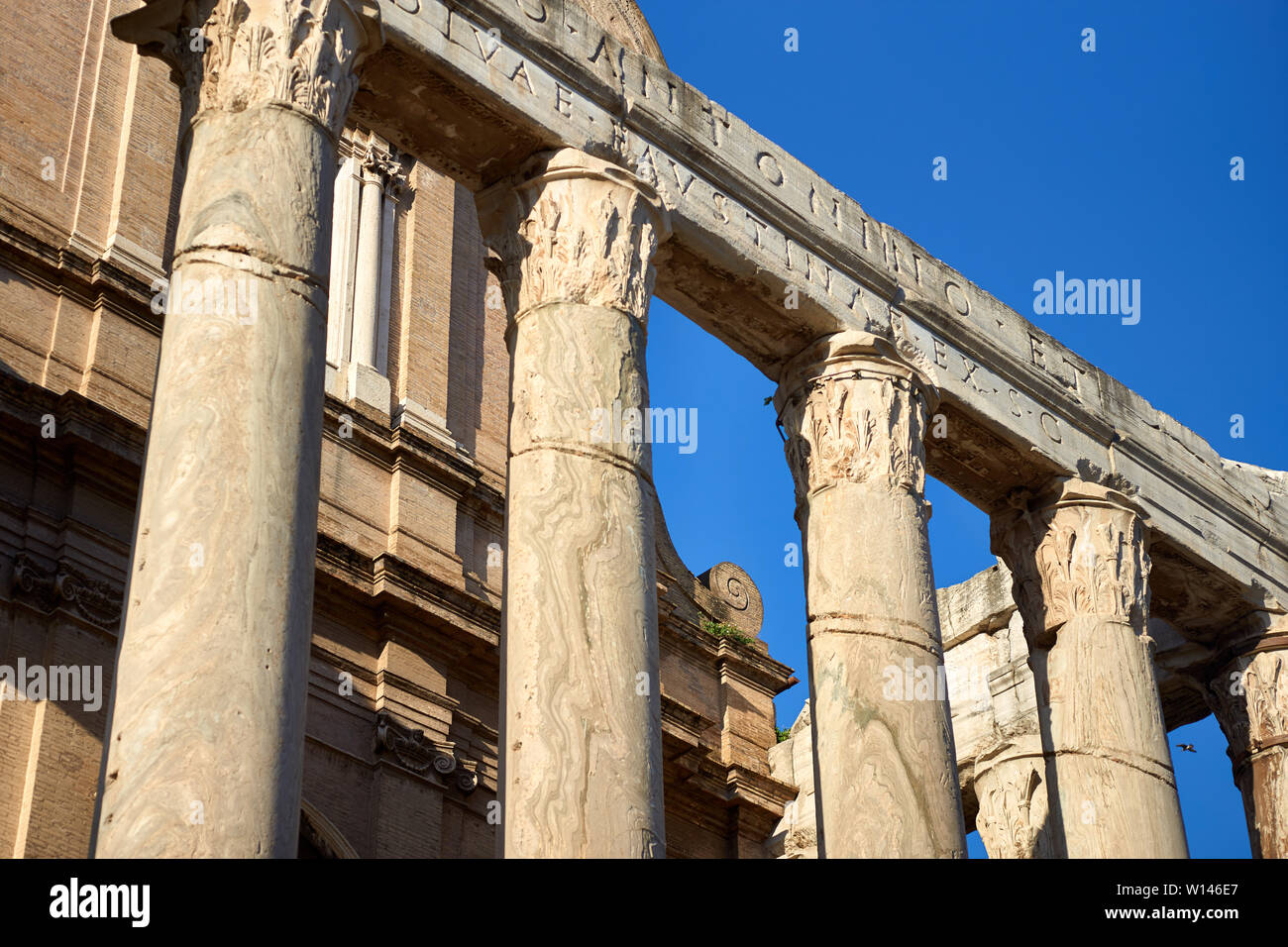 Ancient Roman forum in Rome, Italy Stock Photo - Alamy