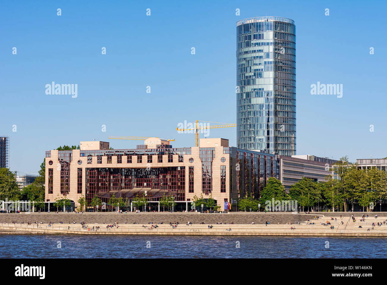 COLOGNE, GERMANY - MAY 12: The Triangle Tower in Cologne, Germany on ...
