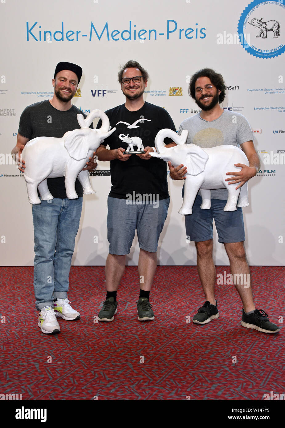 Munich, Germany. 30th June, 2019. Matthias Nikutta (l-r), Marcus Bäumer ...