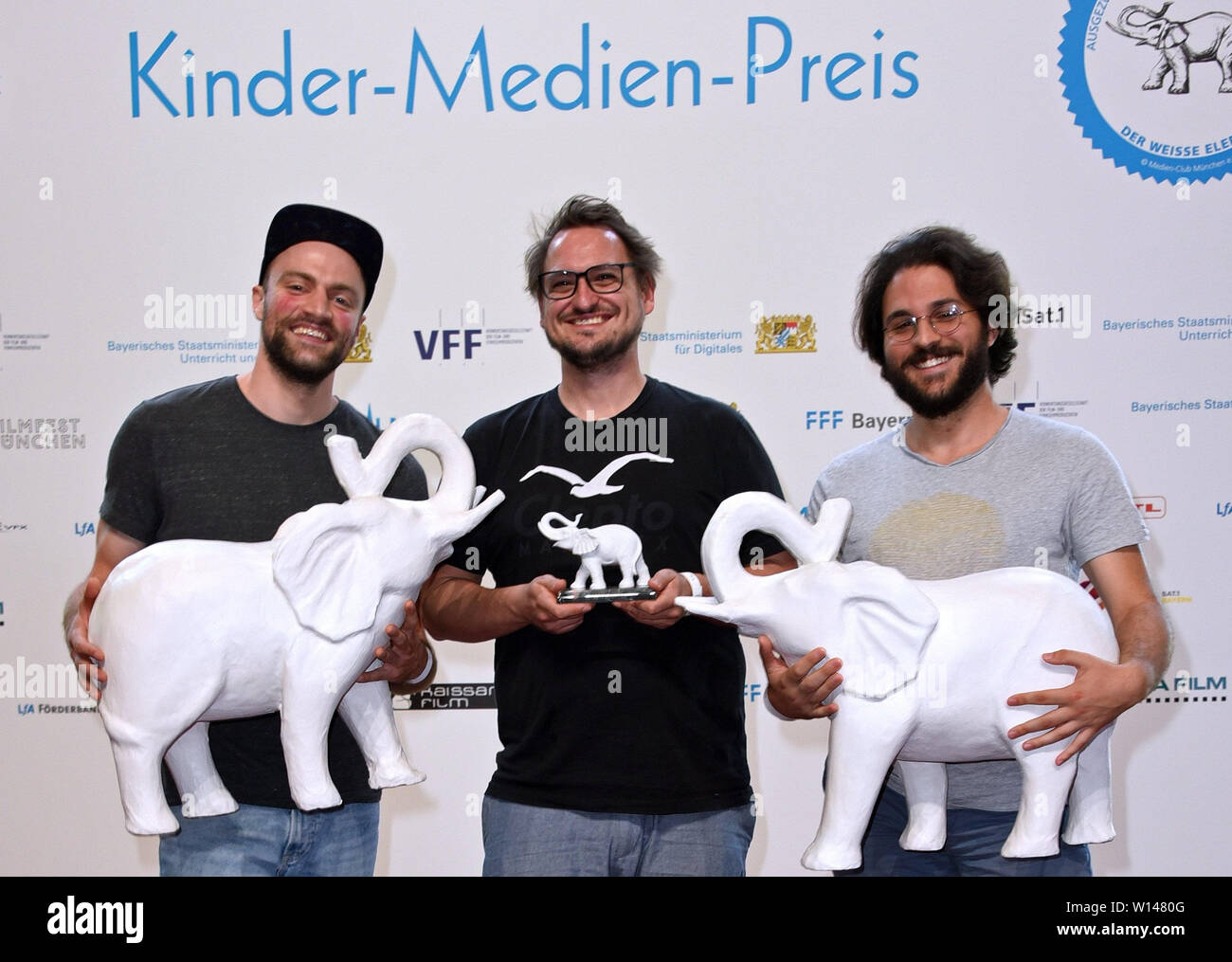 Munich, Germany. 30th June, 2019. Matthias Nikutta (l-r), Marcus Bäumer ...