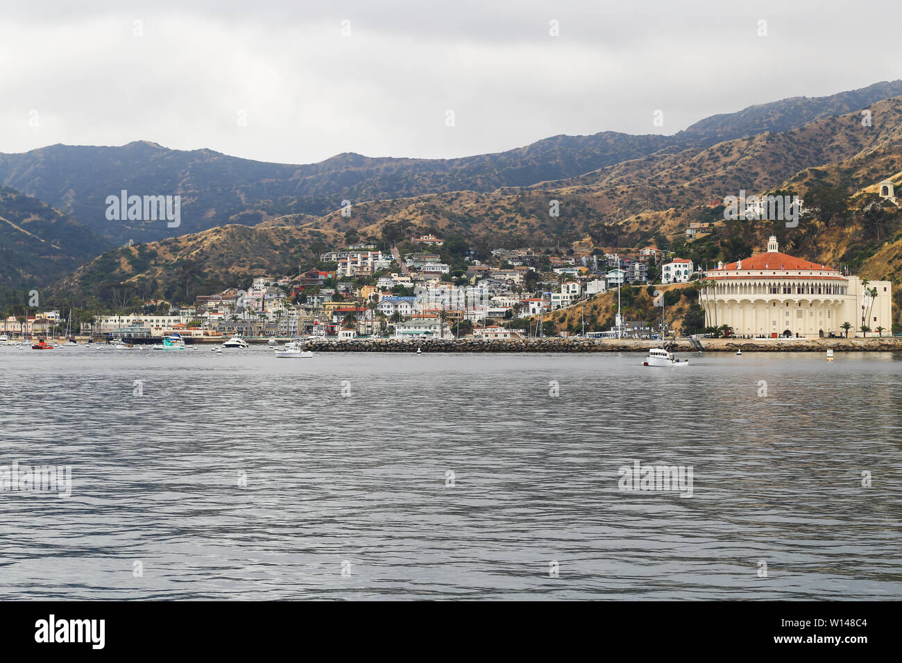 Avalon, California, USA - May 31, 2017: The largest City on Santa ...