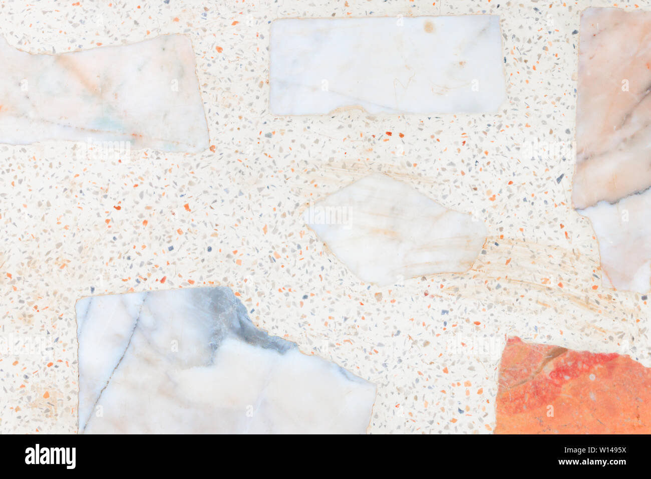 terrazzo flooring or polished stone pattern wall and color surface ...