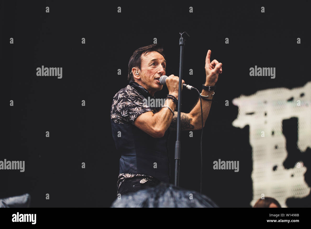 Johnny Mac & The Faithful Live at Bolton Macron Stadium June 2019 Stock ...