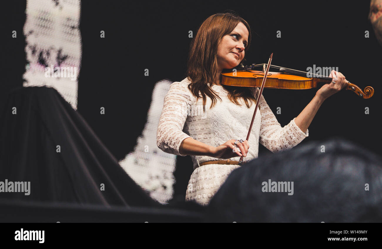 Johnny Mac & The Faithful Live at Bolton Macron Stadium June 2019 Stock ...