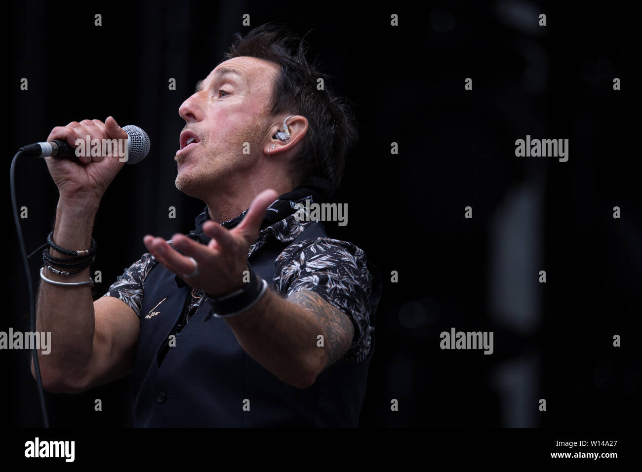 Johnny Mac & The Faithful Live at Bolton Macron Stadium June 2019 Stock ...