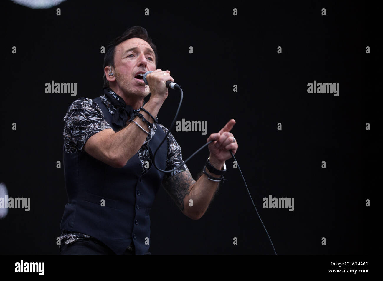 Johnny Mac & The Faithful Live at Bolton Macron Stadium June 2019 Stock ...