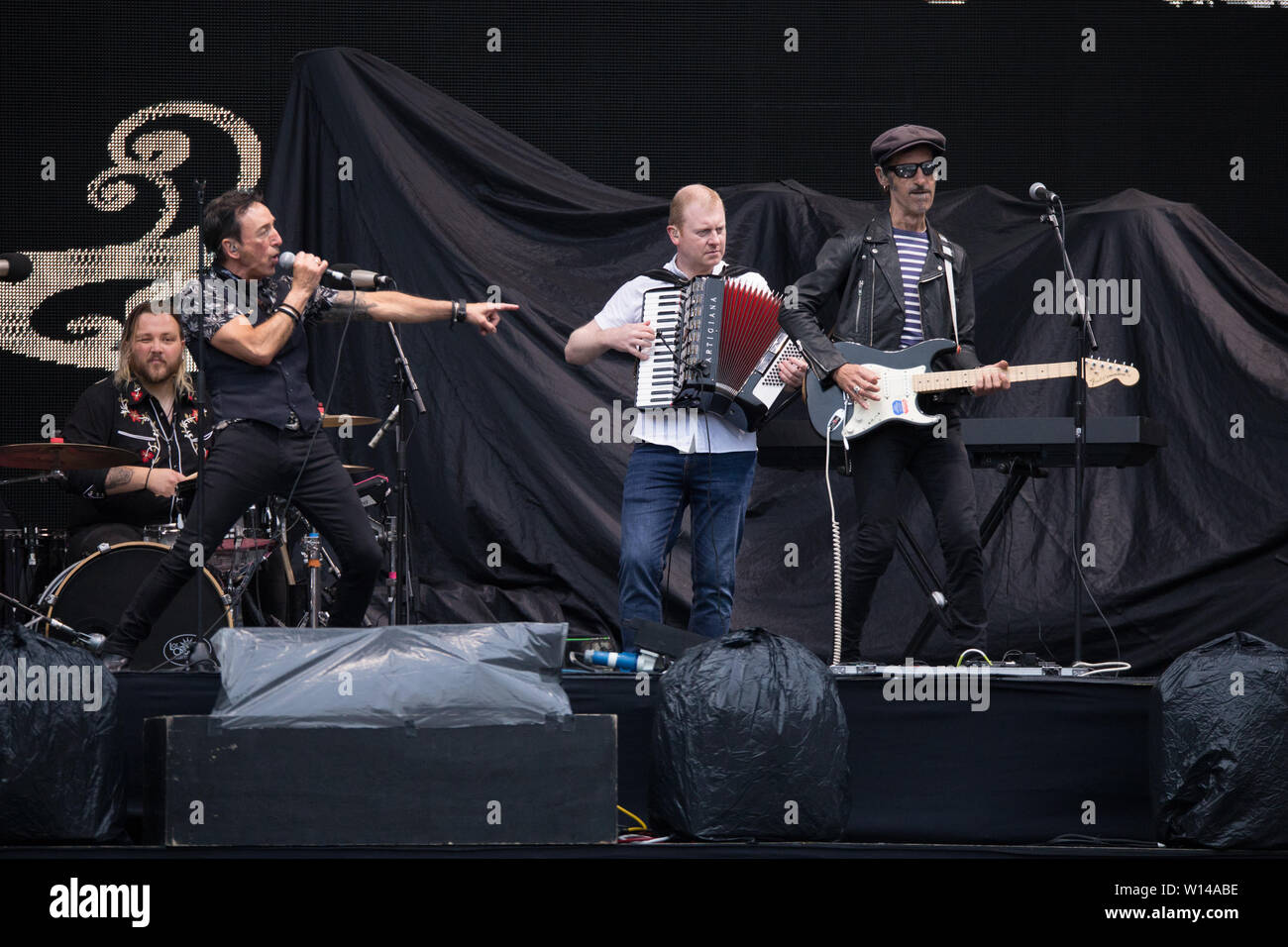 Johnny Mac & The Faithful Live at Bolton Macron Stadium June 2019 Stock ...
