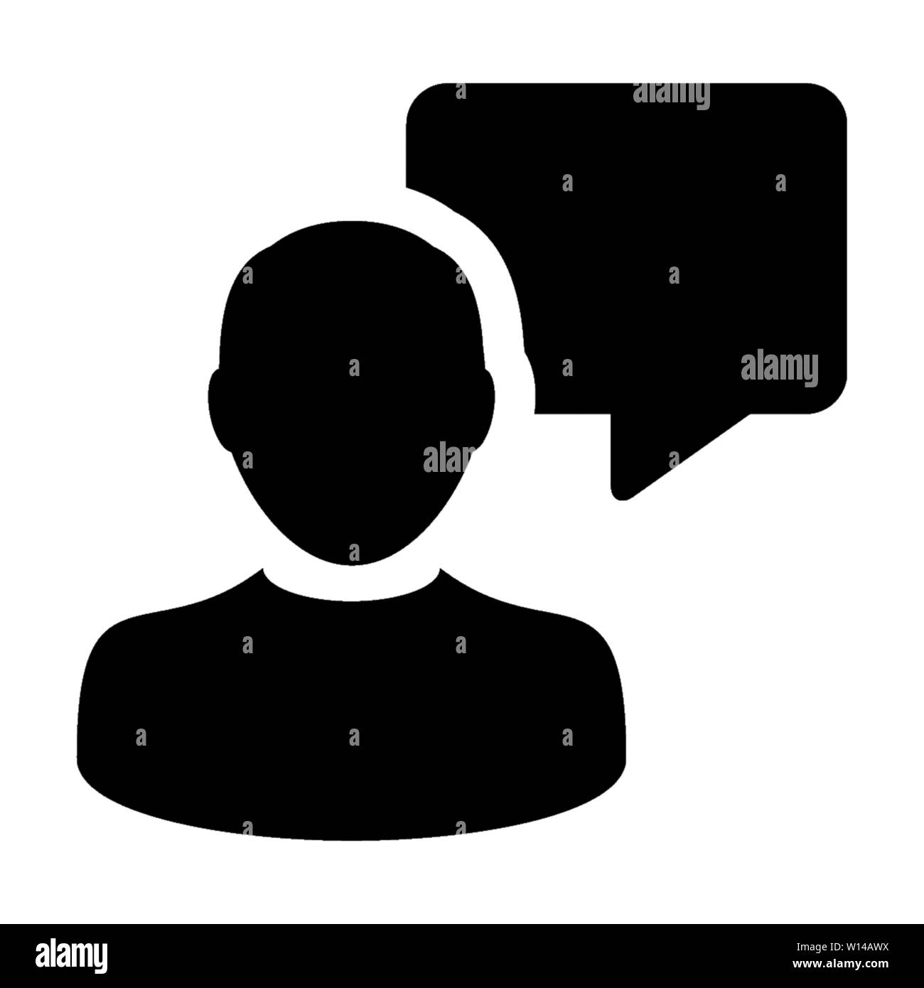 Employee feedback conversation Stock Vector Images - Alamy