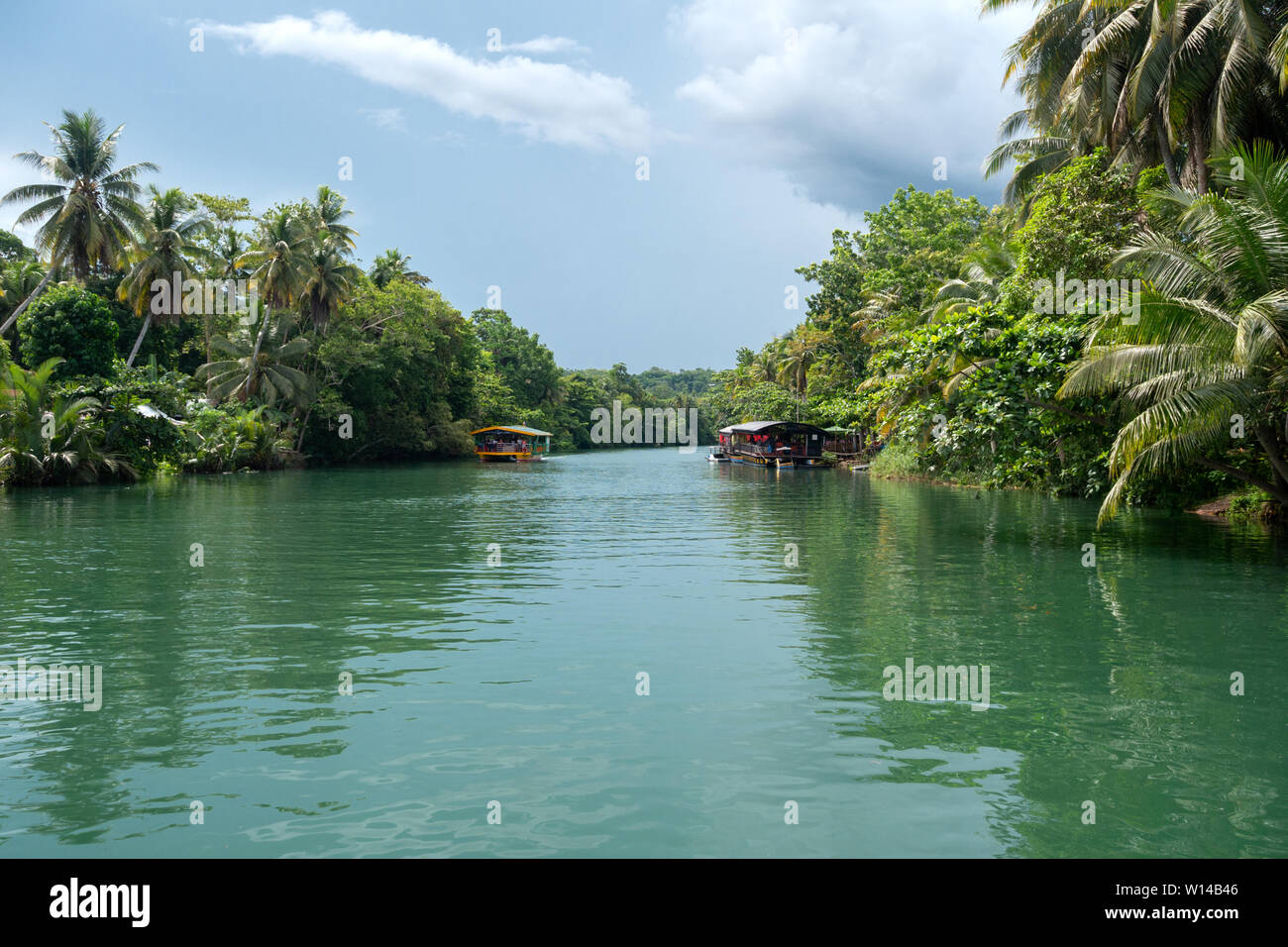 Bohol, Philippines - June, 20, 2019: Floating buffet reastaurant cruise ...