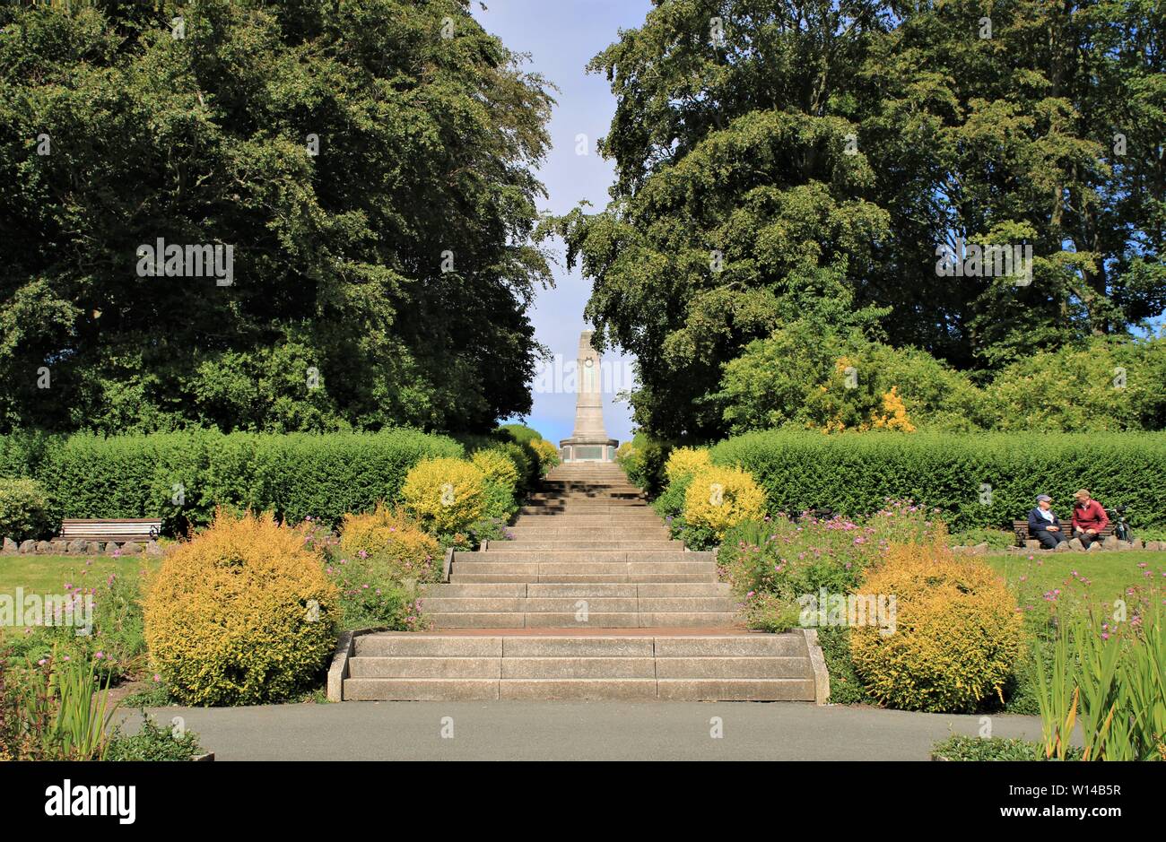 Cenotaph from Barrow-In-Furness Town Park. Park, Barrow Park, Barrow-In ...