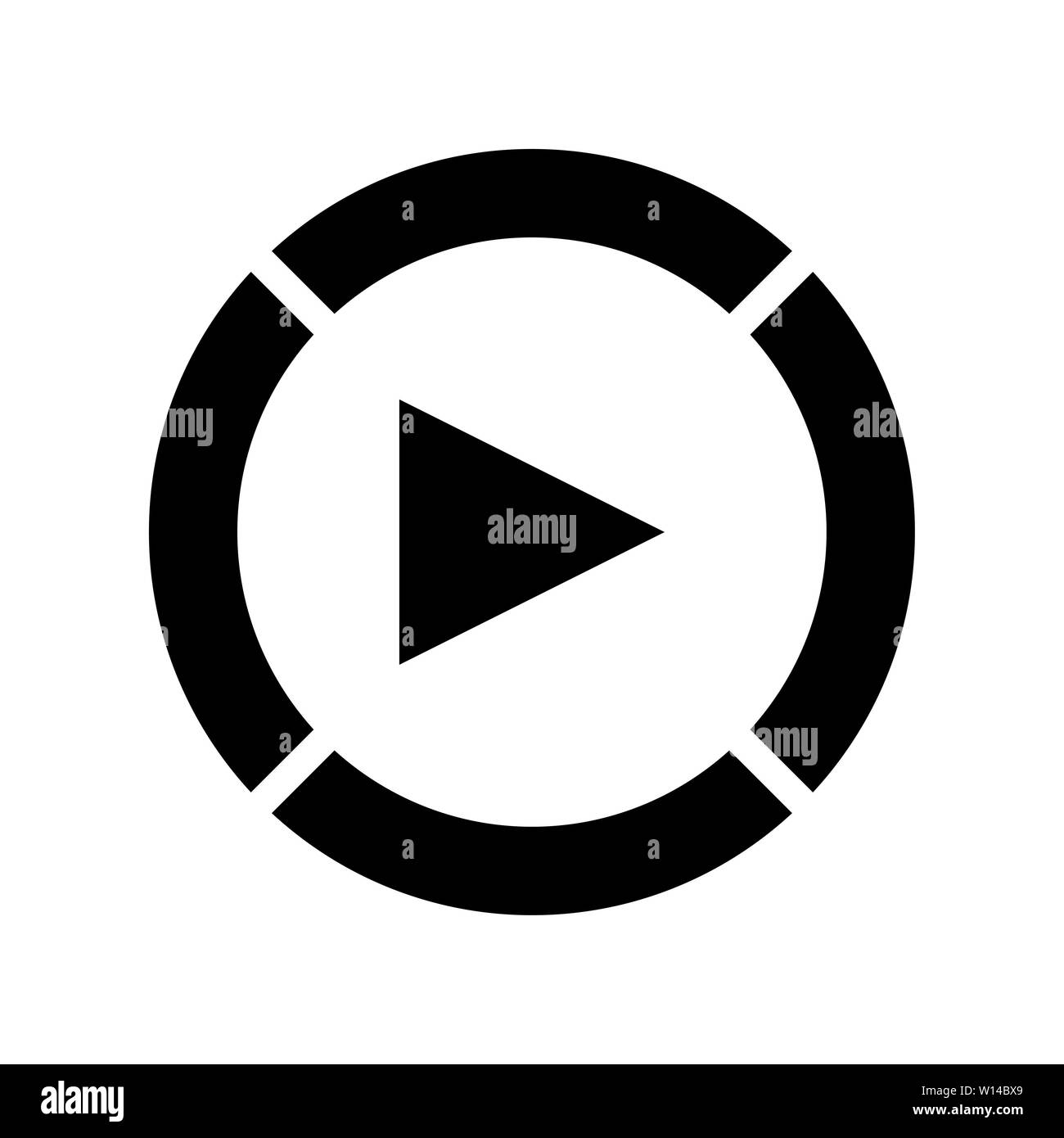 Media player icon. flat illustration of Media player vector icon for ...