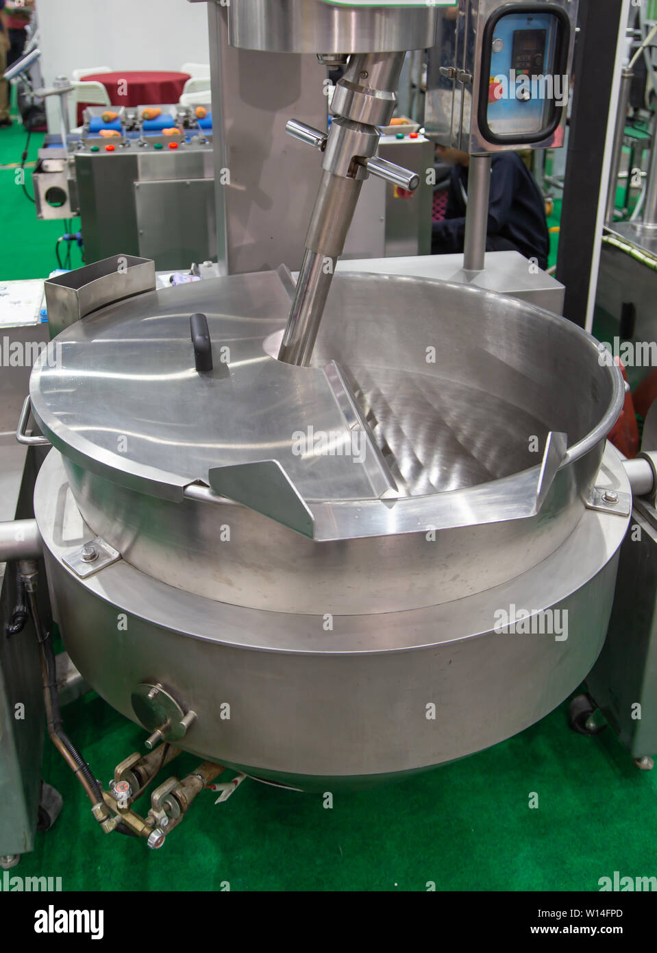 Blender machine large barrel mixing food ingredient Stock Photo - Alamy