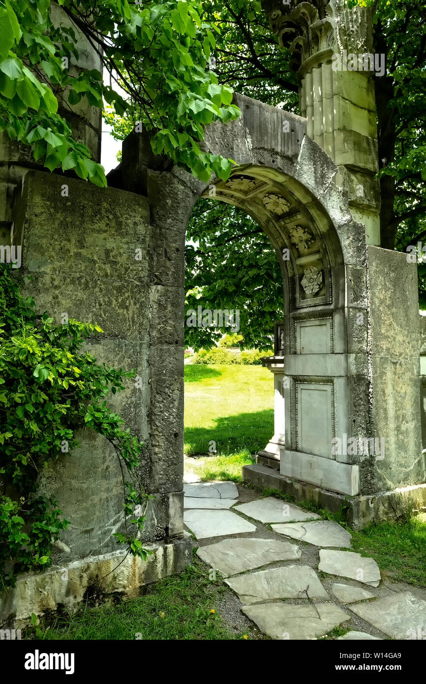 Guild Park in Toronto Ontario Canada Architectural artifacts Stock ...