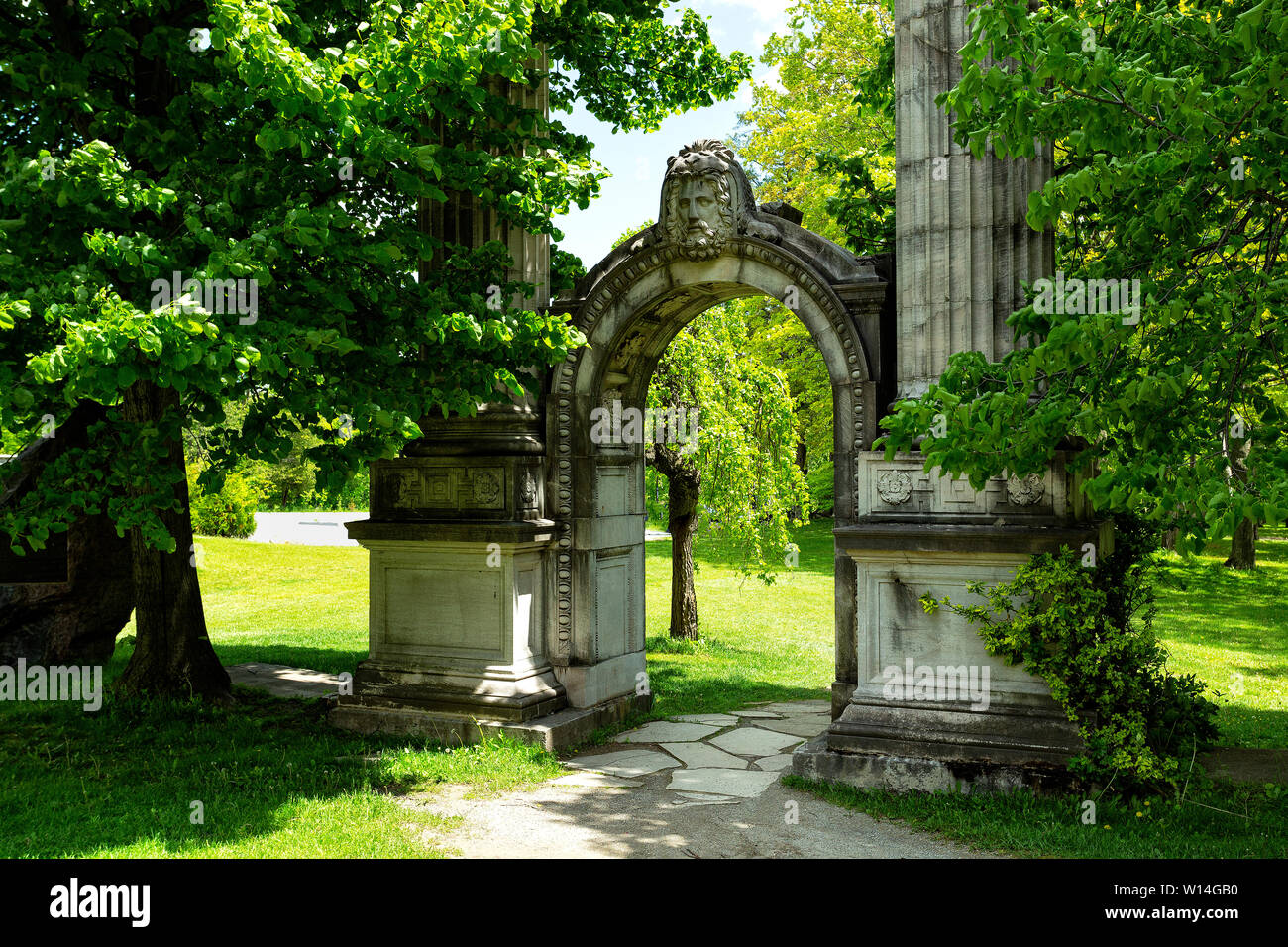 Guild Park in Toronto Ontario Canada Architectural artifacts Stock ...