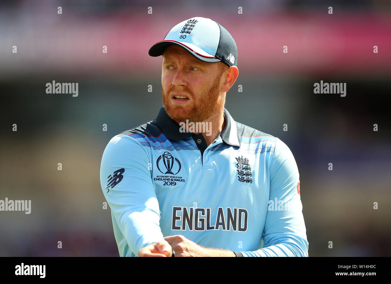 England's Ben Stokes during the ICC Cricket World Cup group stage match ...