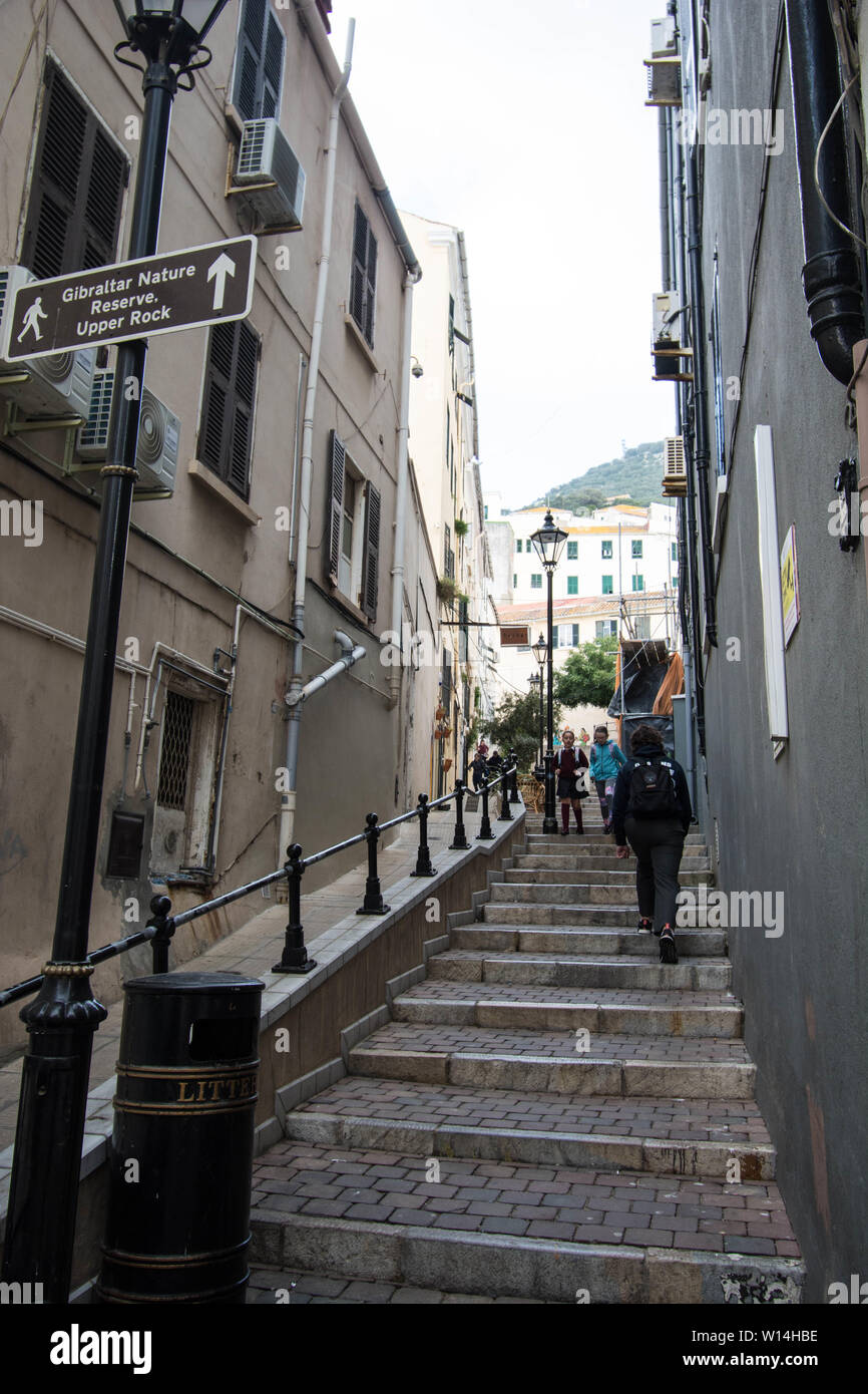 Gibraltar Street steps Stock Photo - Alamy