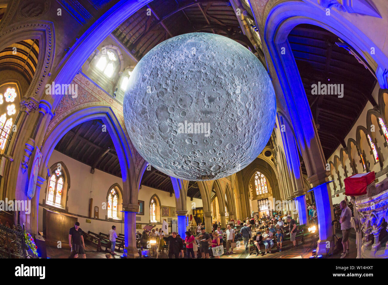 Bournemouth, Dorset, UK. 30th June, 2019. Dorset Moon, a celebration of ...