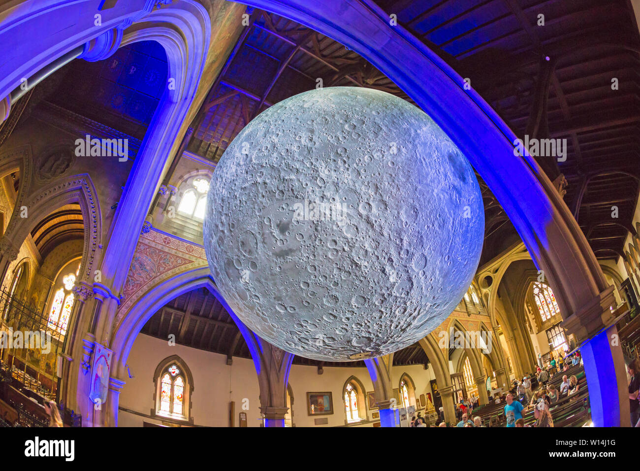 Bournemouth, Dorset, UK. 30th June, 2019. Dorset Moon, a celebration of ...