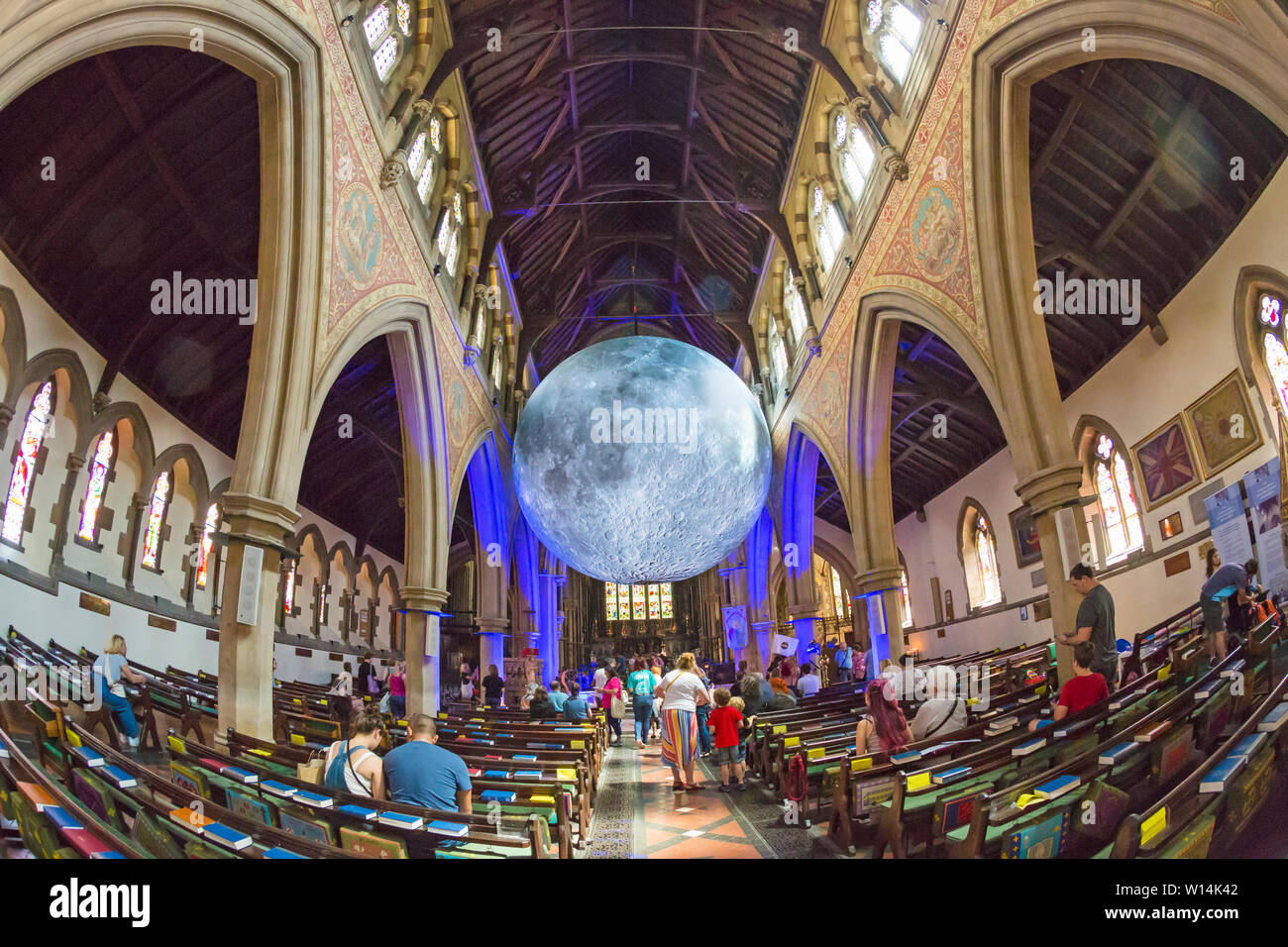 Bournemouth, Dorset, UK. 30th June, 2019. Dorset Moon, a celebration of ...