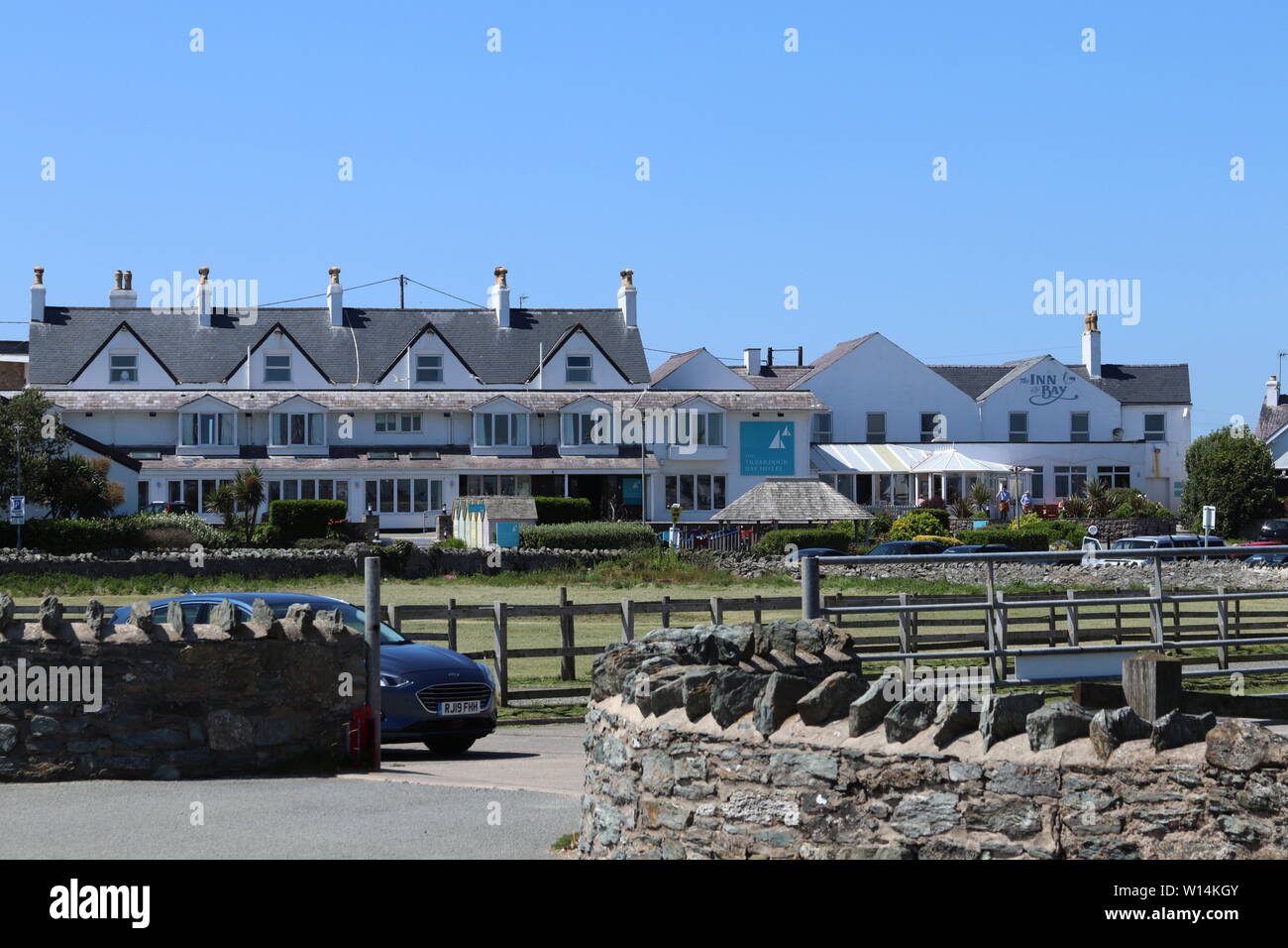 Trearddur bay is a village, seaside resort south of Holyhead on the ...