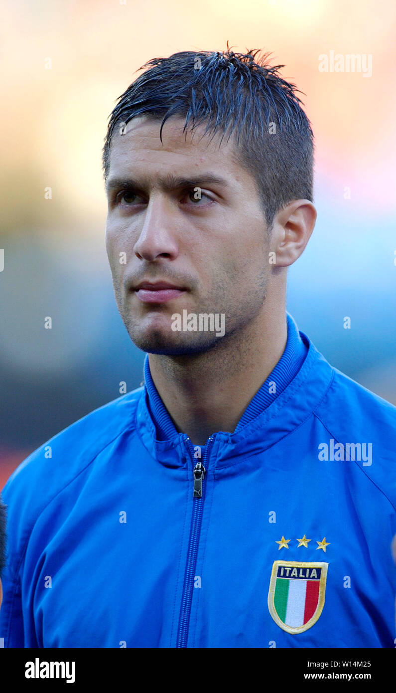 Ruhrstadion Bochum Germany 5.6.2004, Football: UEFA Under 21 European Championships, Italy (blue ...